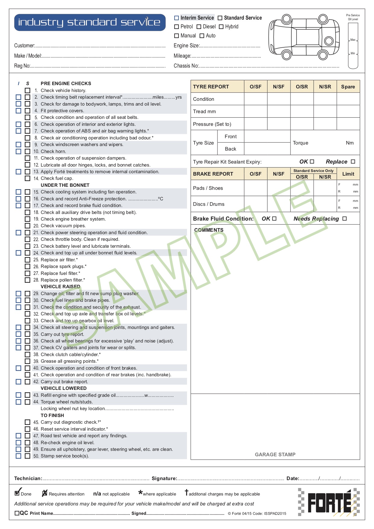 Car Servicing - Tiddington Garage
